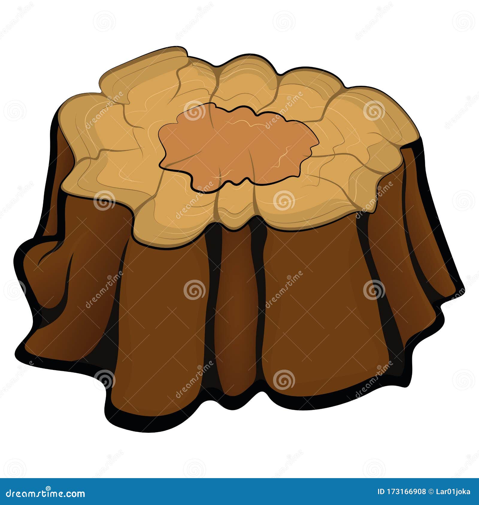Isolated tree trunk stock vector. Illustration of tree - 173166908