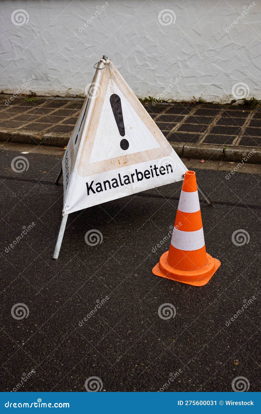 Isolated Triangular Warning Sign with an Exclamation Point Symbol in ...