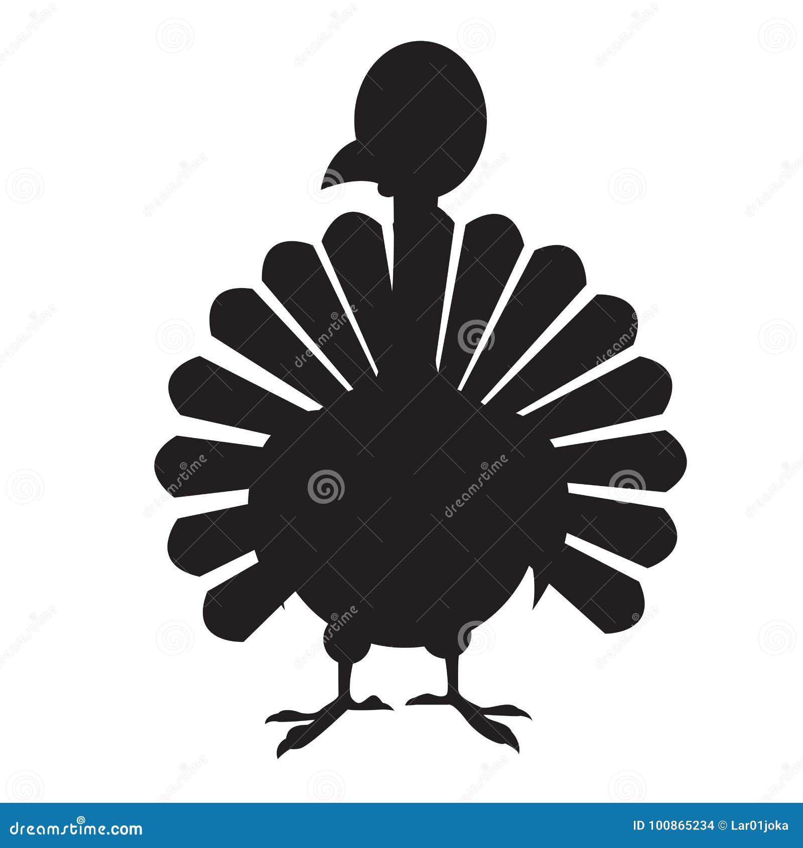 Isolated turkey icon stock vector. Illustration of holiday - 100865234