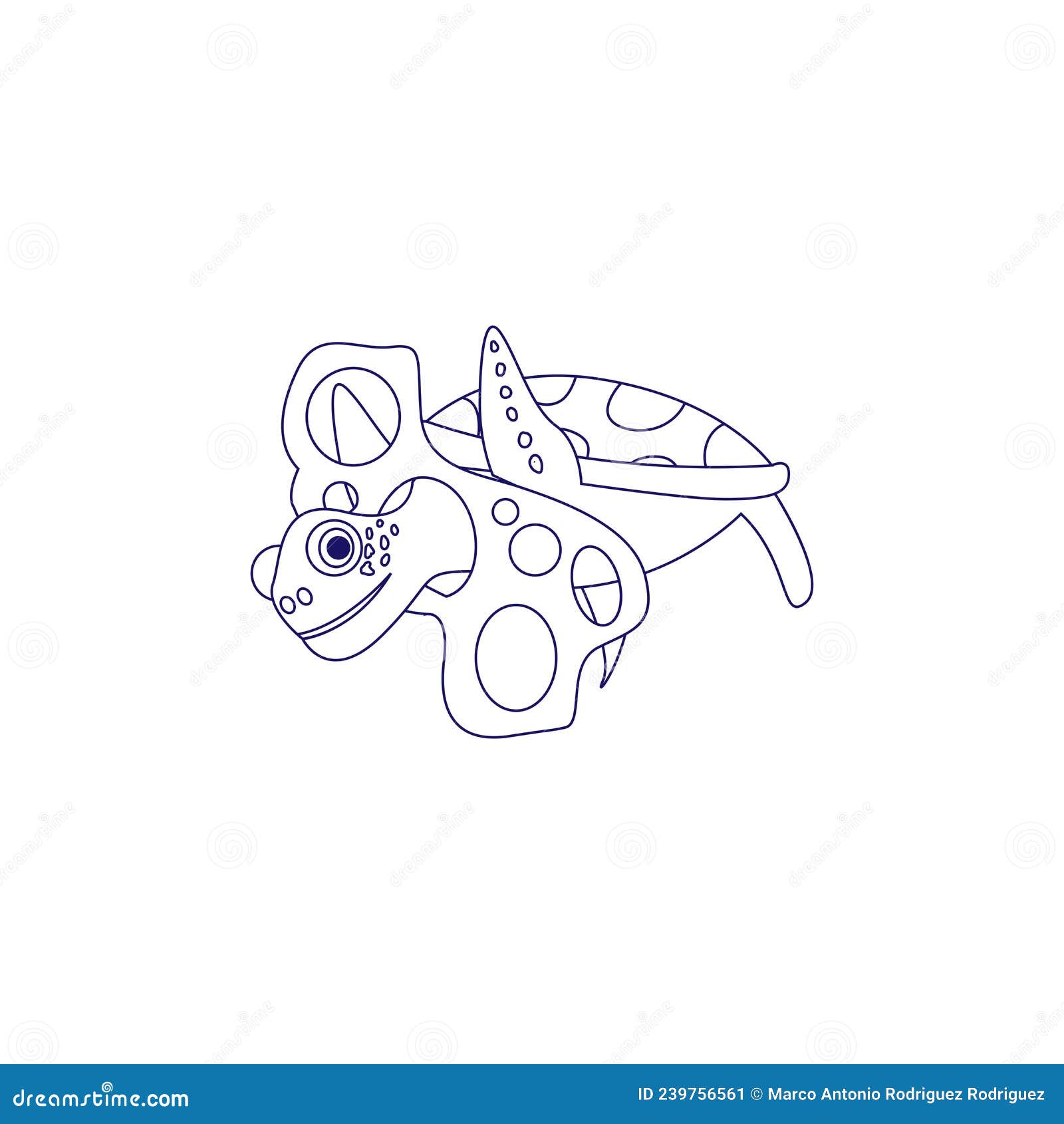 Isolated Turtle Trapped in Six Pack Plastic Rings Vector Stock Vector ...