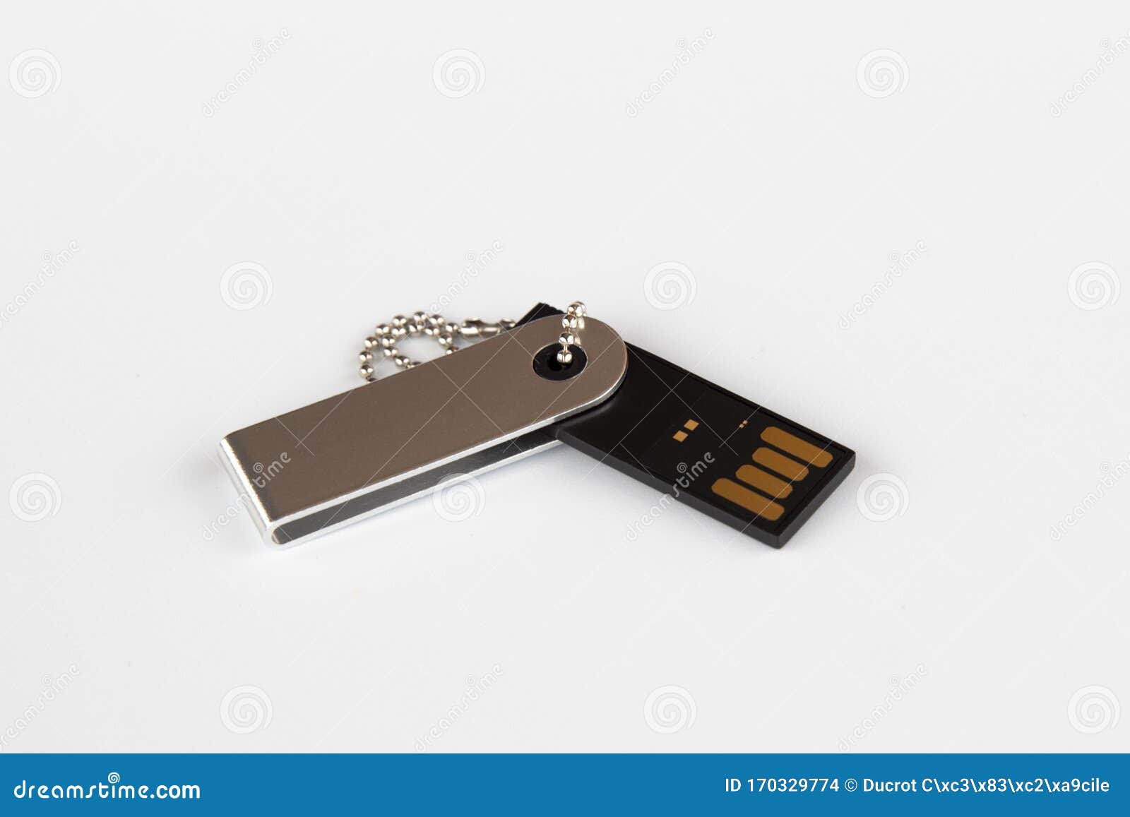 Isolated USB key stock photo. Image of information, connection - 170329774