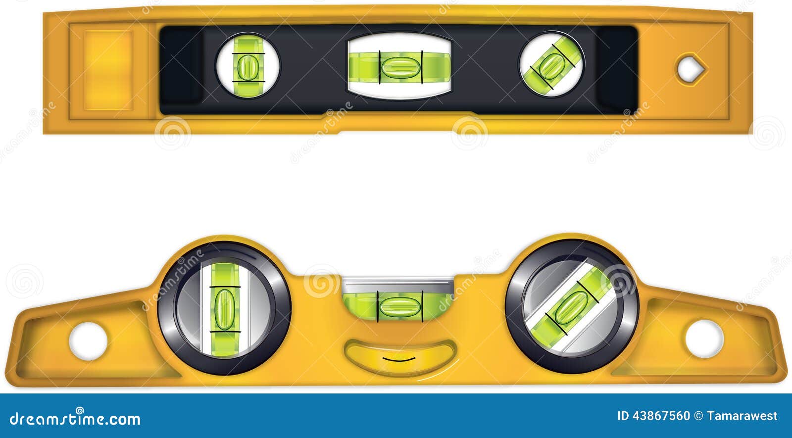 Isolated Vector Bubble Levels Stock Illustration - Illustration of ...