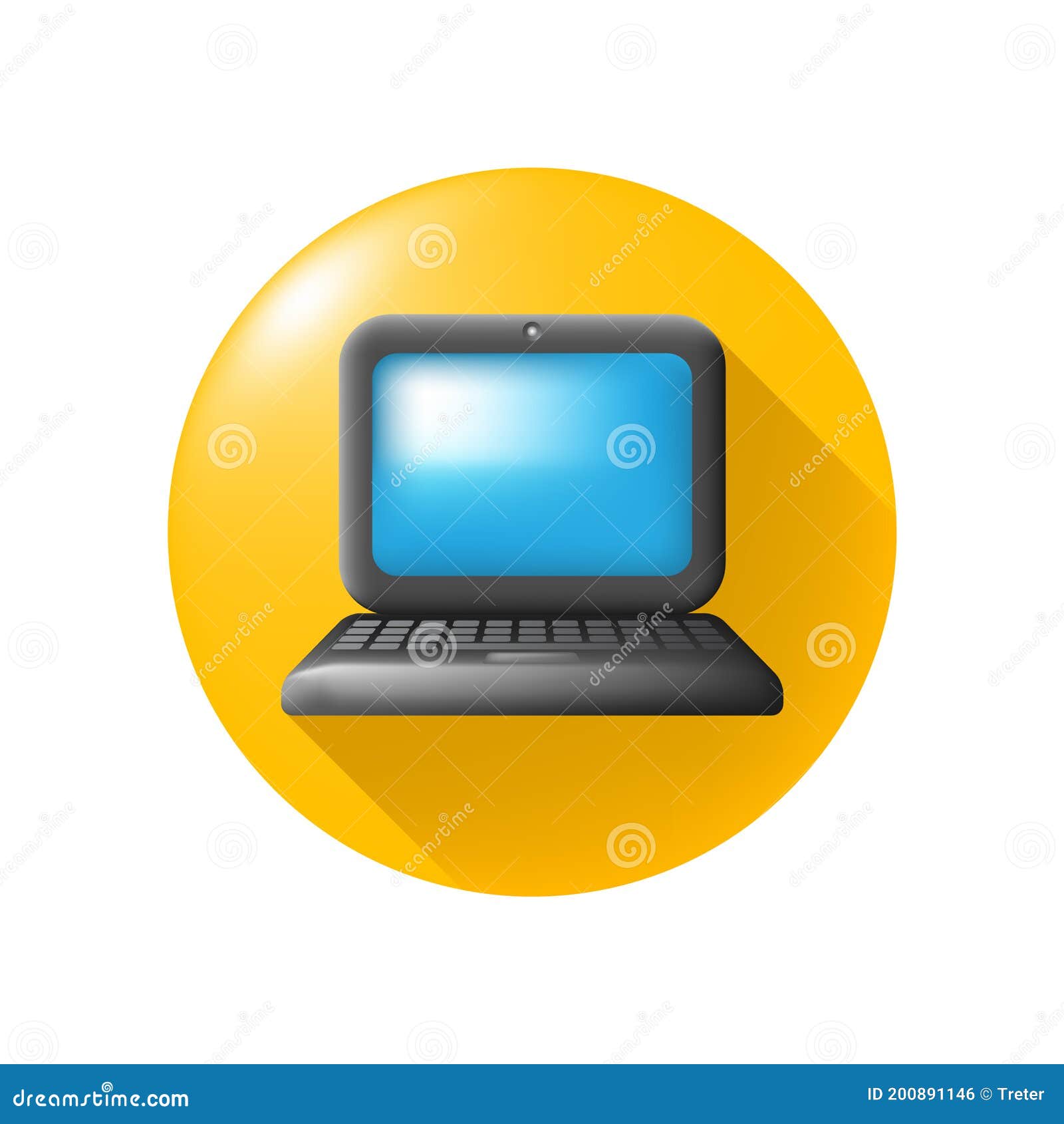 Realistic Cute Icons on White Background . Isolated Vector Illustration ...