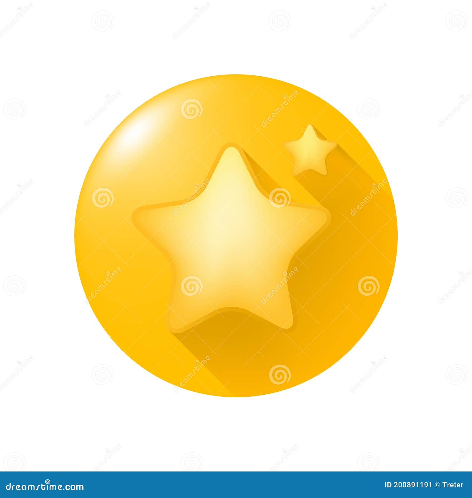 Realistic Cute Icons on White Background . Isolated Vector Illustration ...