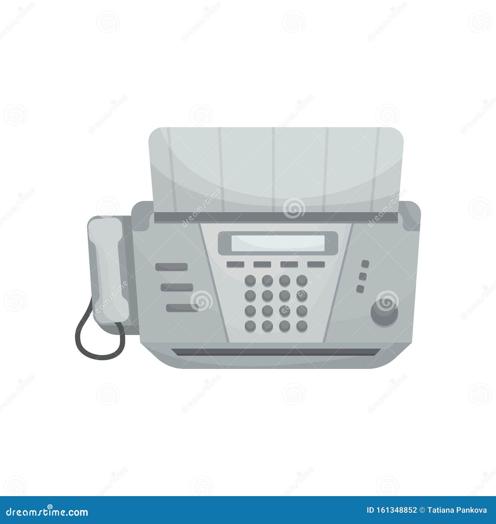 Office Devices Vector Line Icons Set. Printers, Copiers, Computers ...