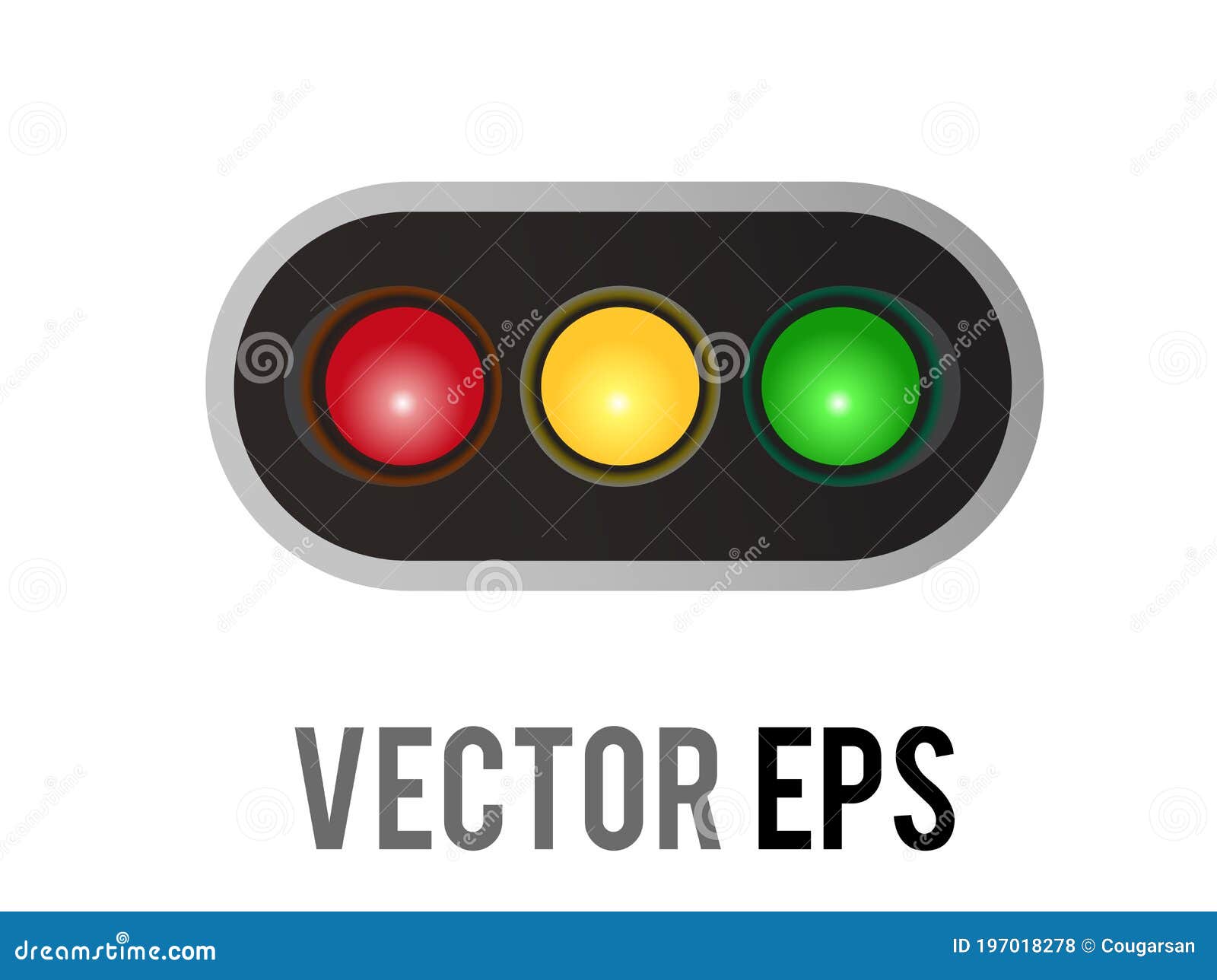 Vector Horizontal Left and Right Road Traffic Caution Light Signal Icon ...