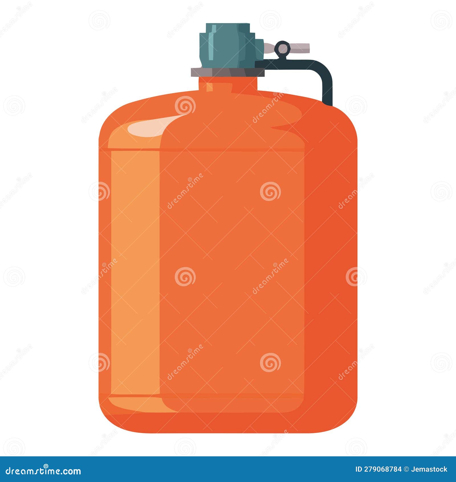 Isolated Vector Illustration of Chemical Storage Container Stock Vector ...
