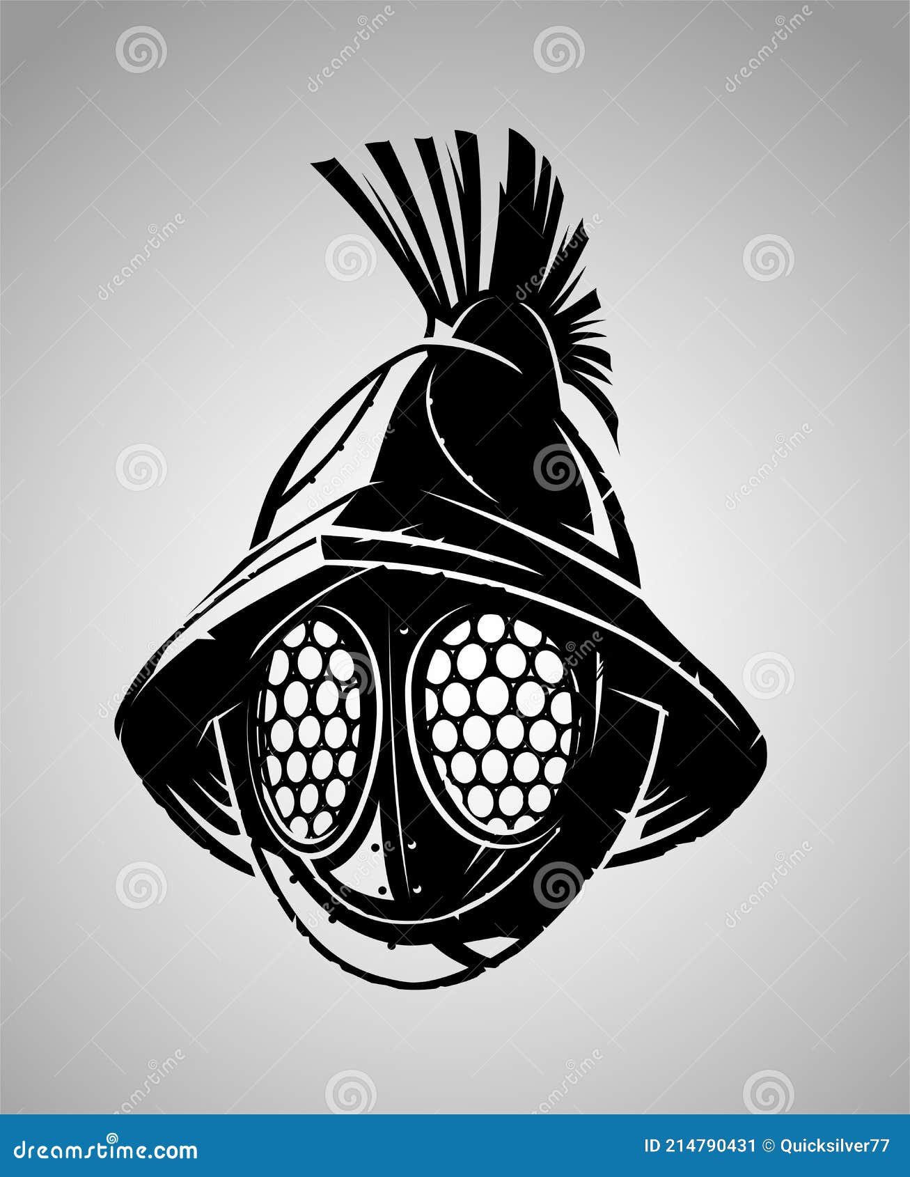 Helm Gladiator Cartoon Vector | CartoonDealer.com #40144877