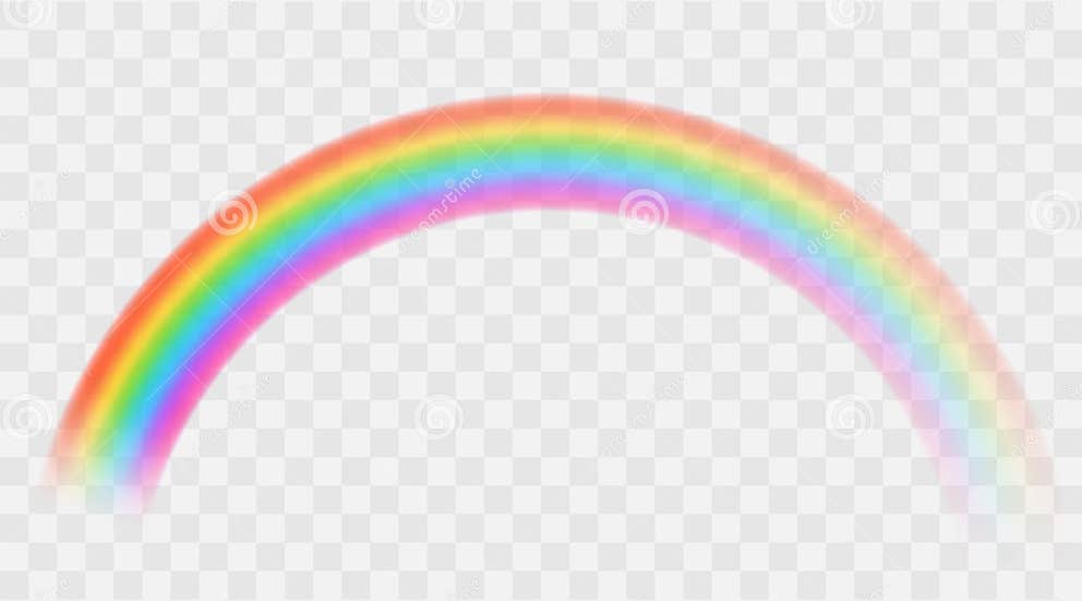 Isolated Vector Rainbow with Transparency Stock Illustration ...