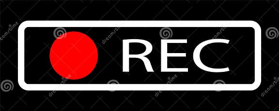 Video record logo stock vector. Illustration of frame - 129663841