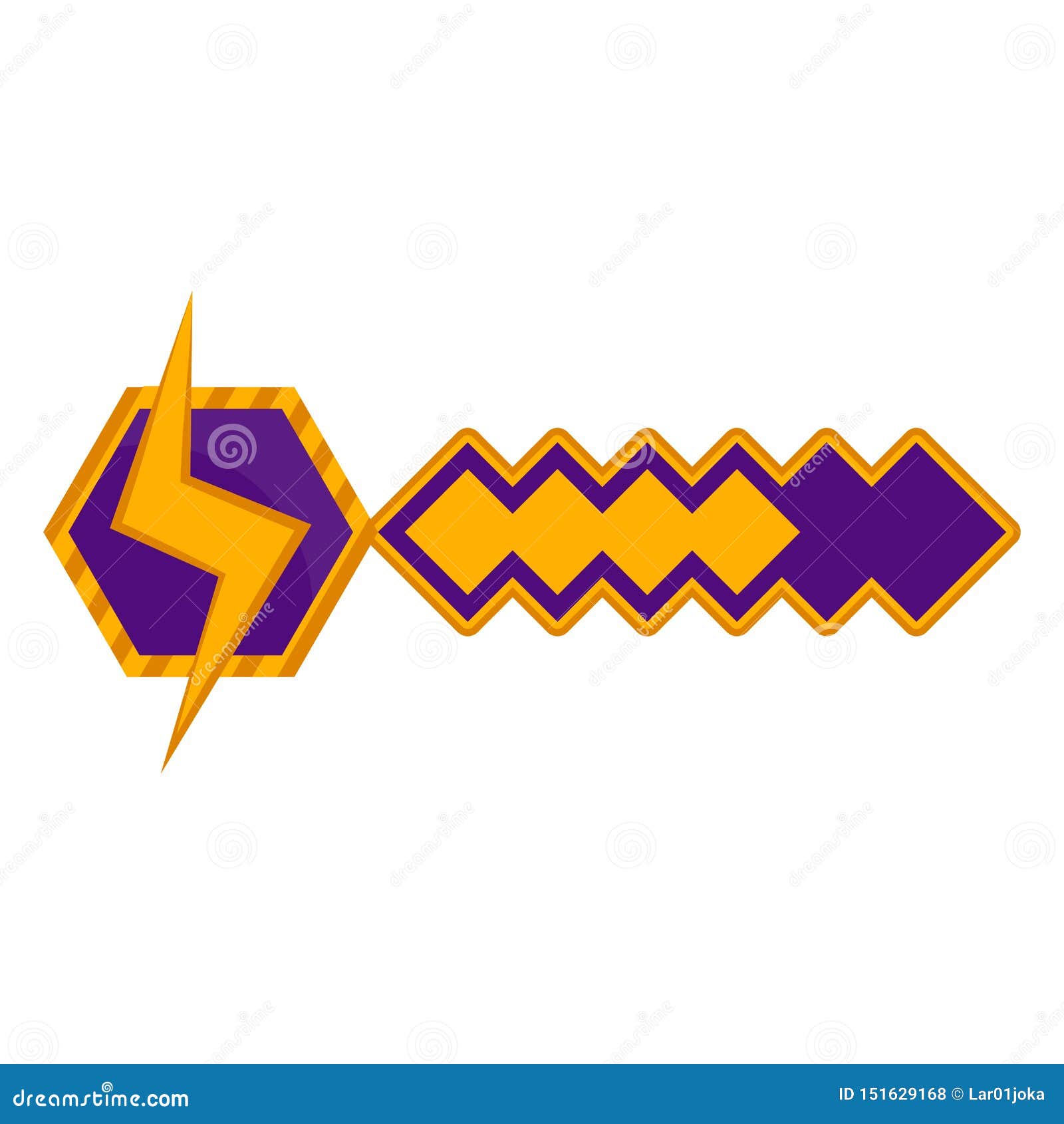 Energy Progress, Loading Game Bar Set Vector Illustration ...