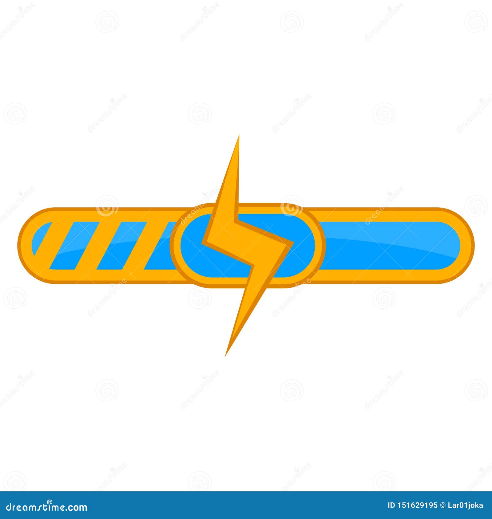 Video Game Energy Progress Bar Stock Vector - Illustration of graphic ...