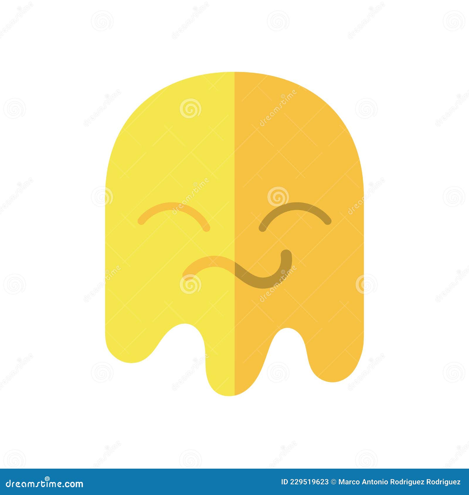 Isolated Video Game Ghost Icon Stock Vector - Illustration of sign ...