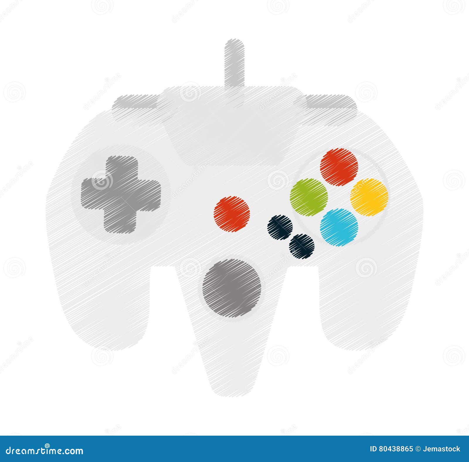 Isolated Videogame Control Design Stock Vector - Illustration of design ...