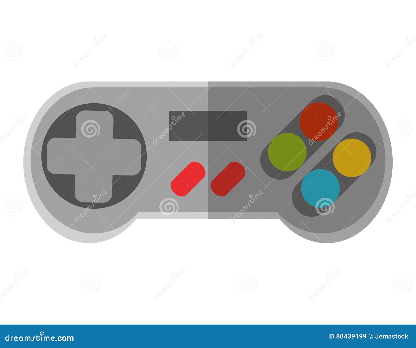 Isolated Videogame Control Design Stock Vector - Illustration of play ...