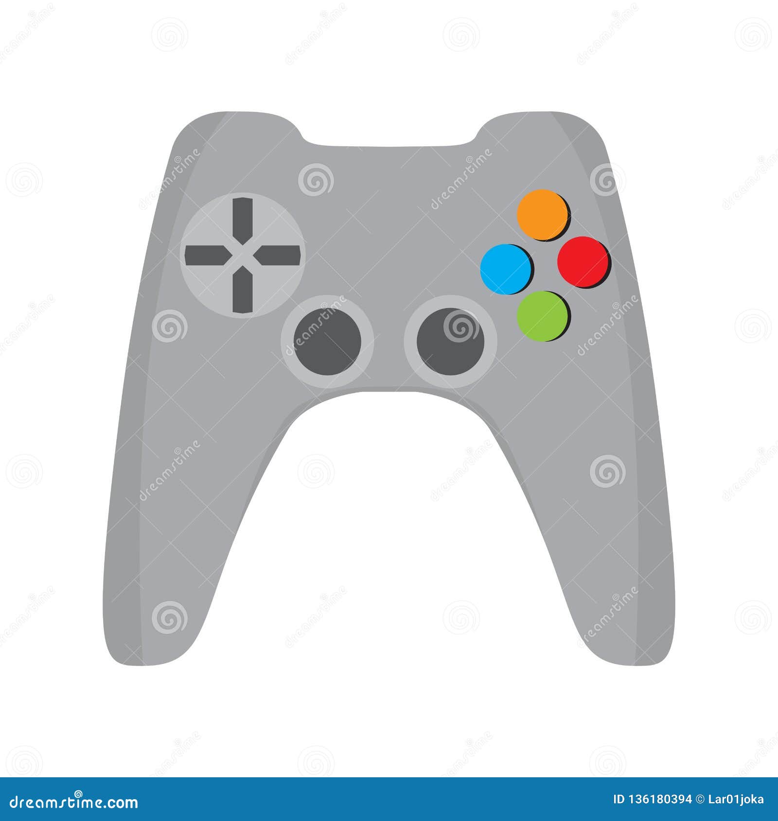 Isolated Videogame Controller Icon Stock Vector - Illustration of icon ...