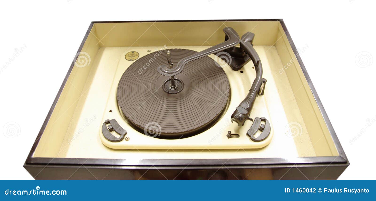 Isolated Vintage Vinyl Player Picture. Image: 1460042