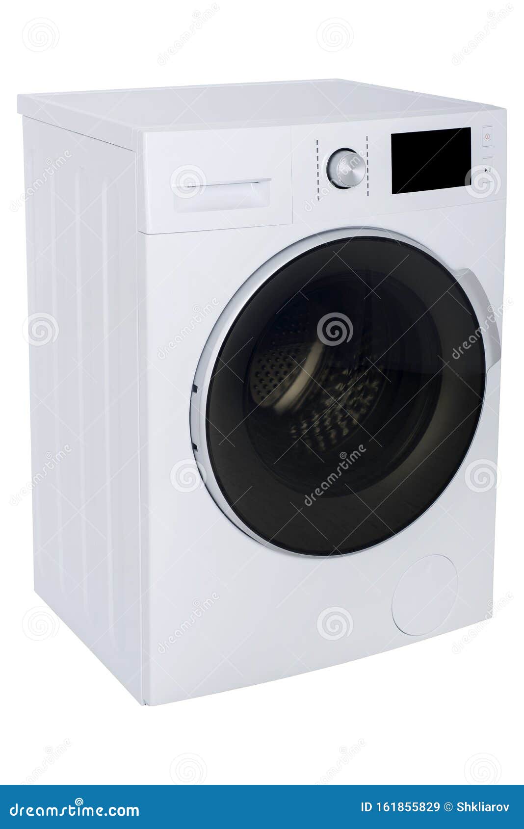 Isolated Washing Machine on a White Background Stock Image - Image of ...