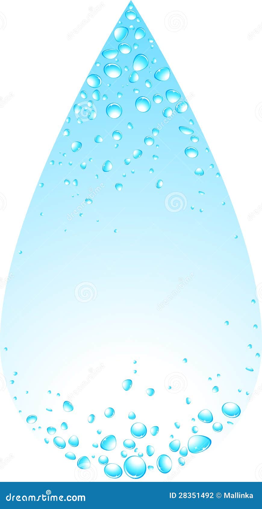 Isolated Water Drop Silhouette Stock Vector - Illustration of ocean ...