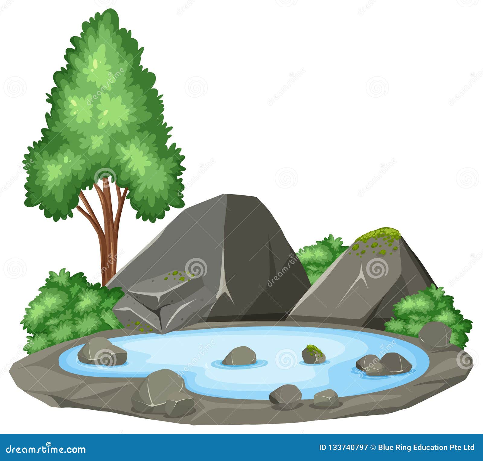 Hotspring Clipart And Illustrations