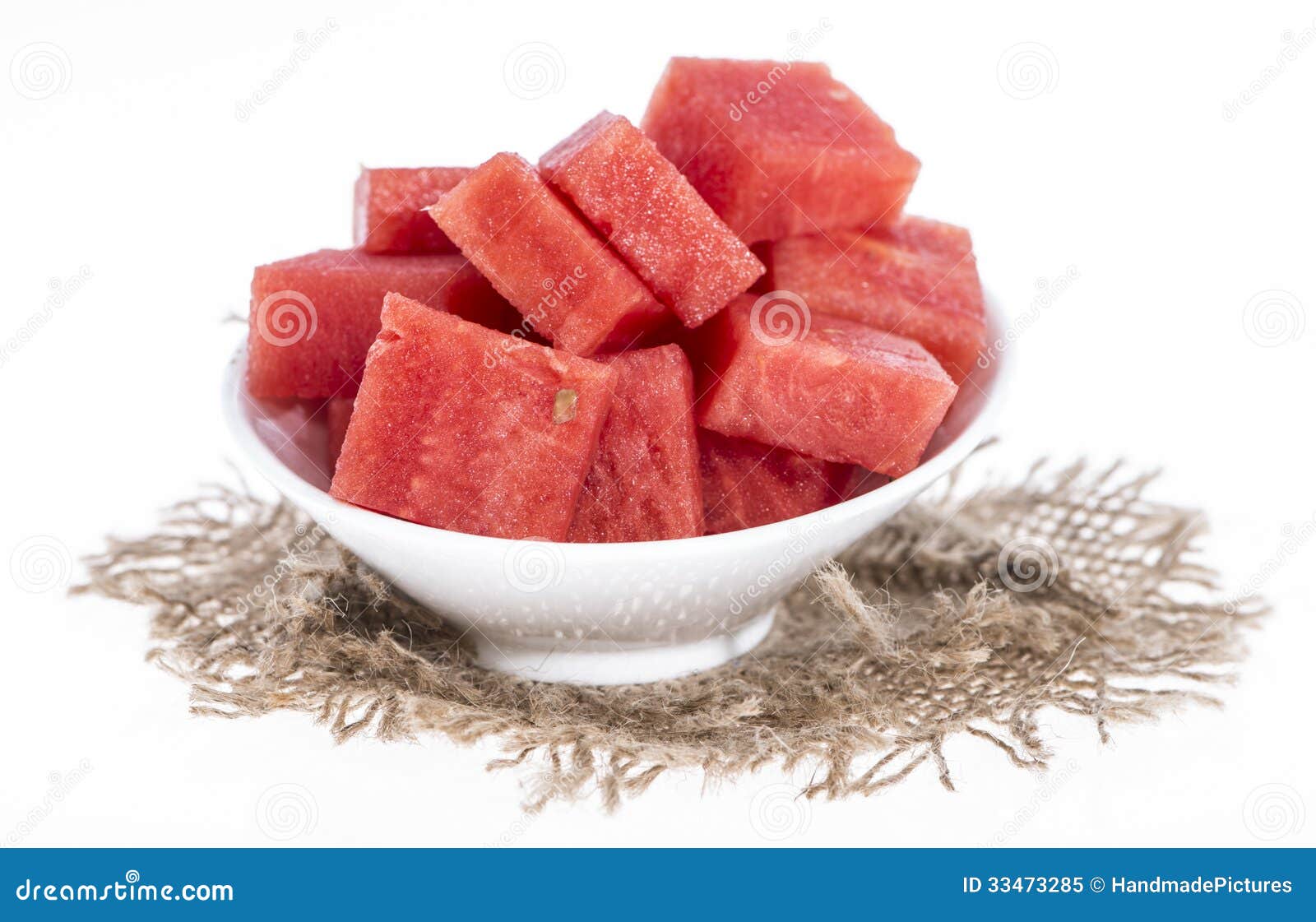 Isolated Watermelon Pieces stock image. Image of melon - 33473285