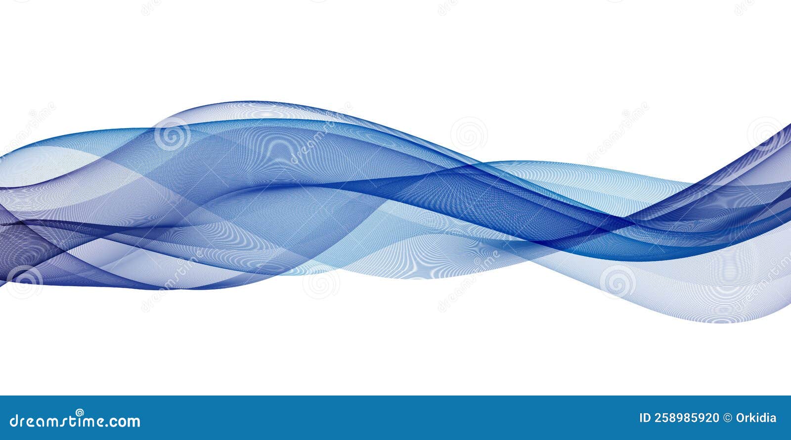 Isolated Wave Abstract Background Design Element - Curves Banner Stock ...