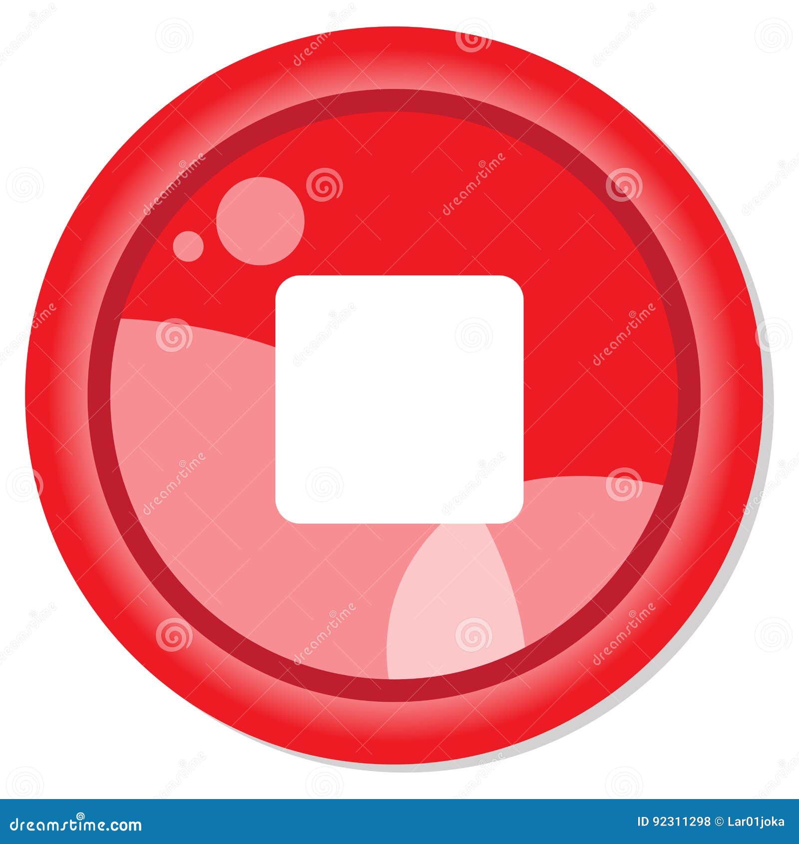 Isolated web button stock vector. Illustration of software - 92311298