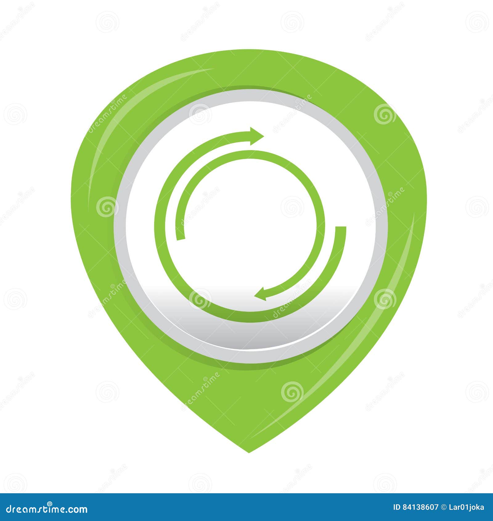 Isolated web pin stock vector. Illustration of sign, isolated - 84138607