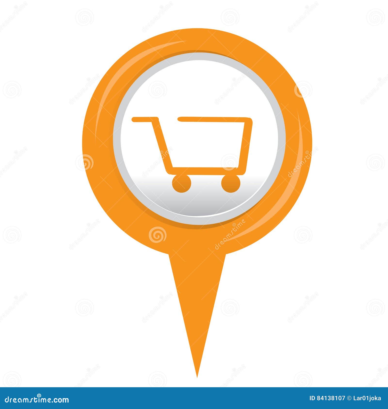 Isolated web pin stock vector. Illustration of color - 84138107