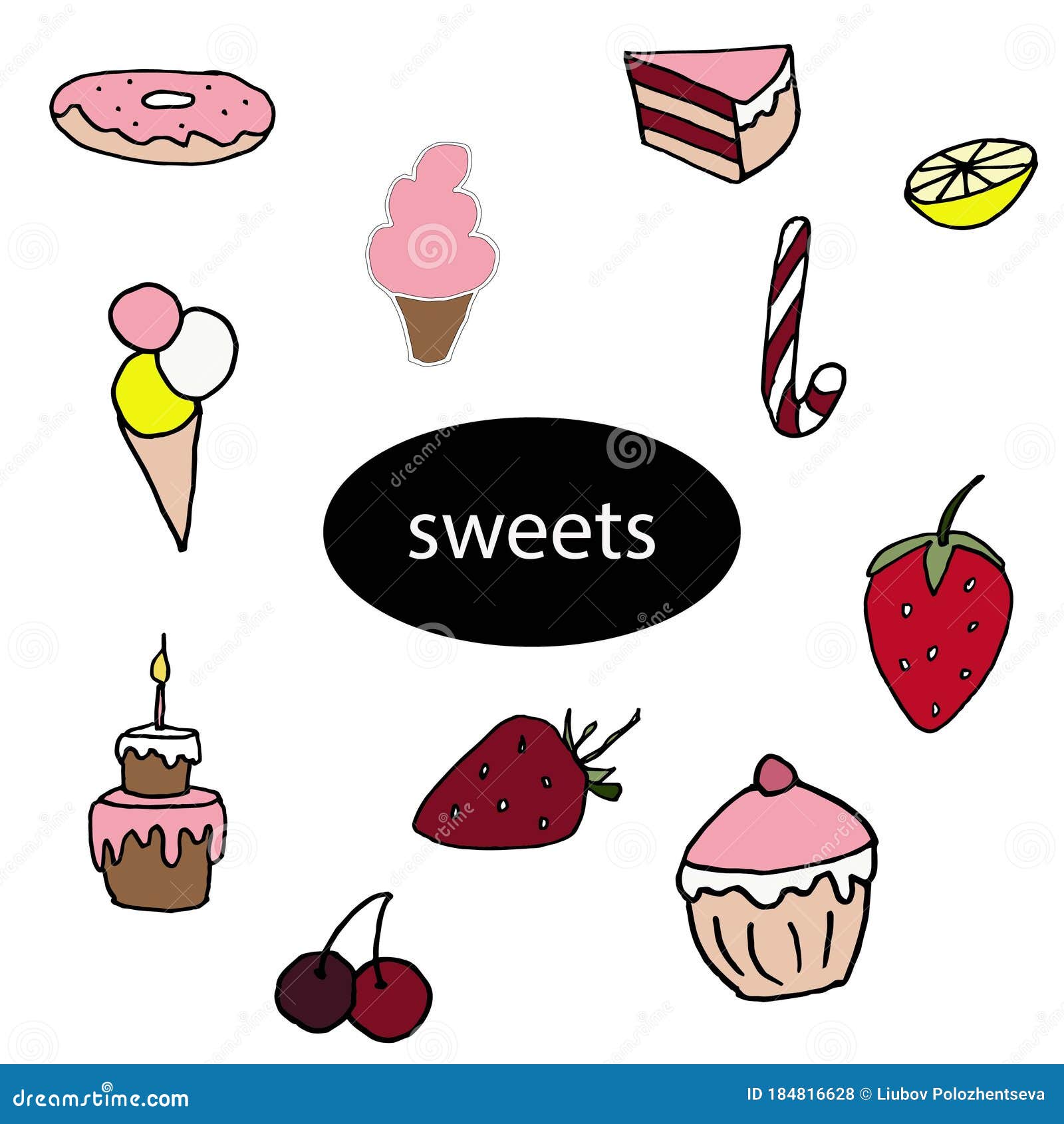 Background Sweets Stock Illustrations – 62,834 Background Sweets Stock ...