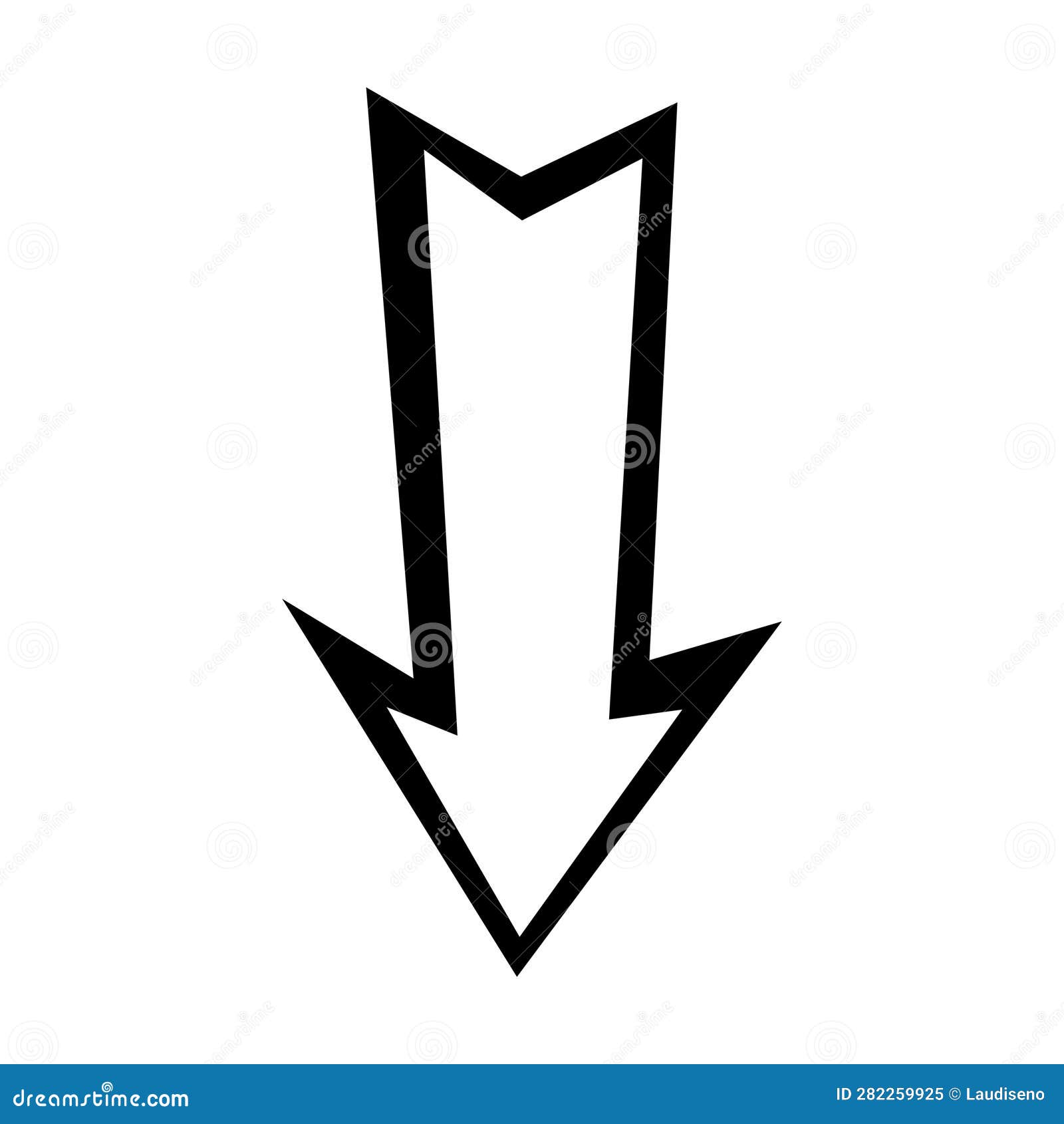 Isolated White Comic Arrow Transition Vector Stock Vector ...