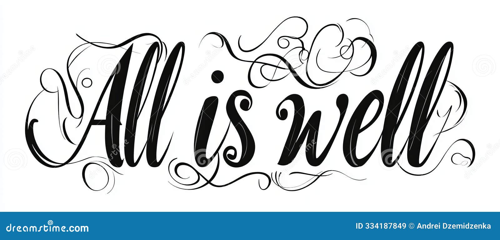 Isolated on White, a Handwritten Modern Brush Calligraphy Alphabet ...