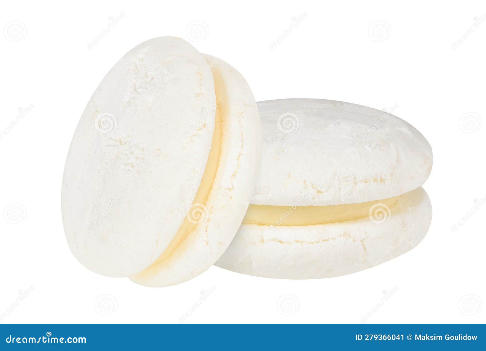 Isolated White Macarons Collection. Stock Image - Image of bundle ...