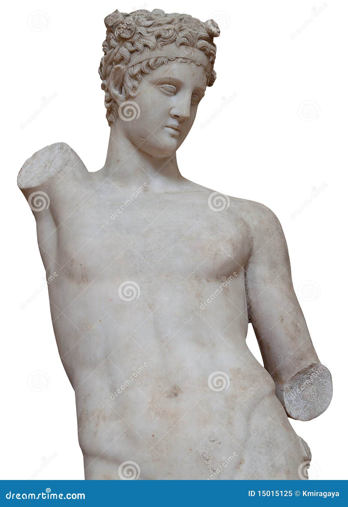 Isolated White Marble Statue of a Man Stock Image - Image of handsome ...