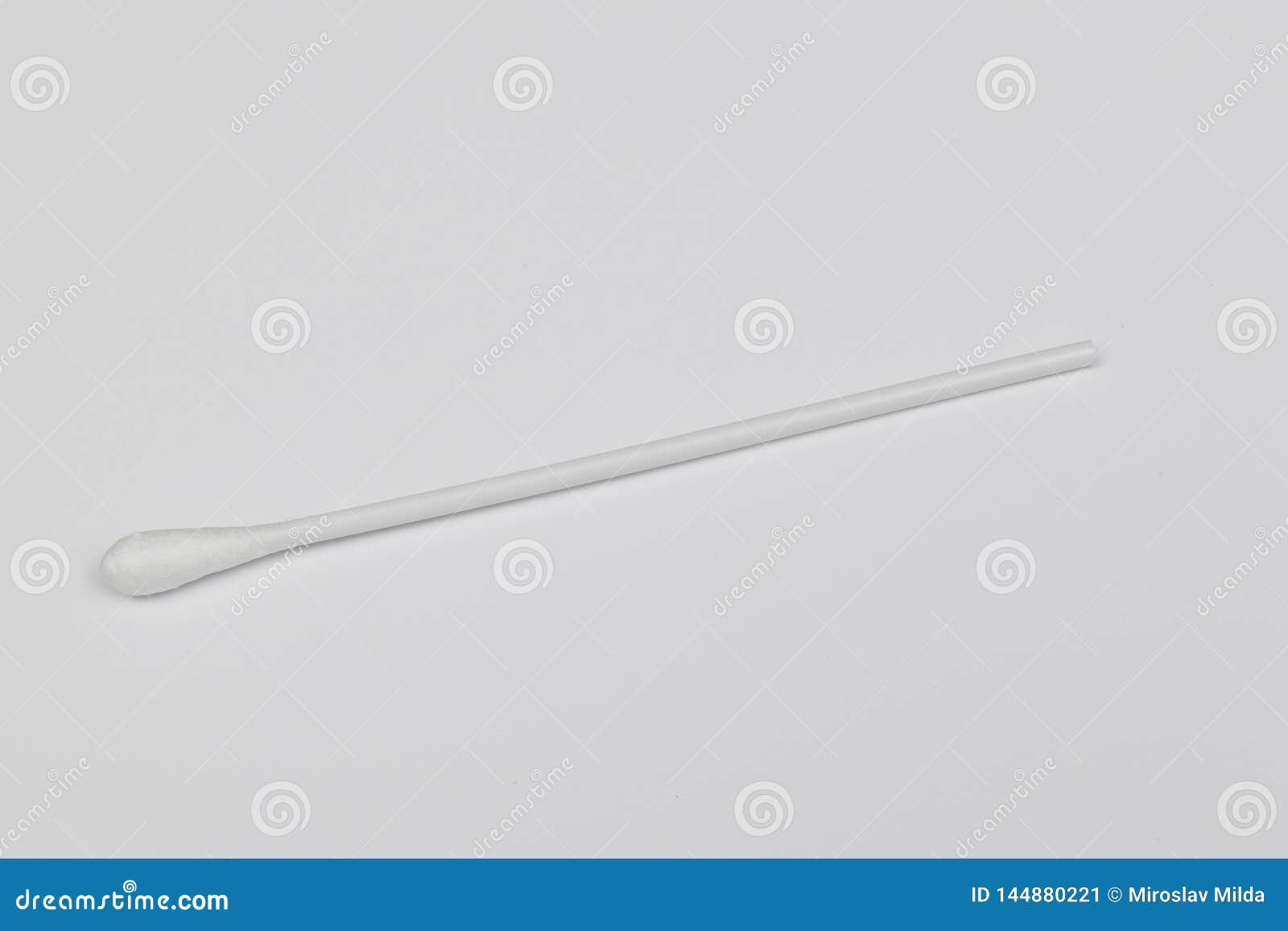 Isolated on White Medical Swab Tool Stock Image - Image of cotton ...