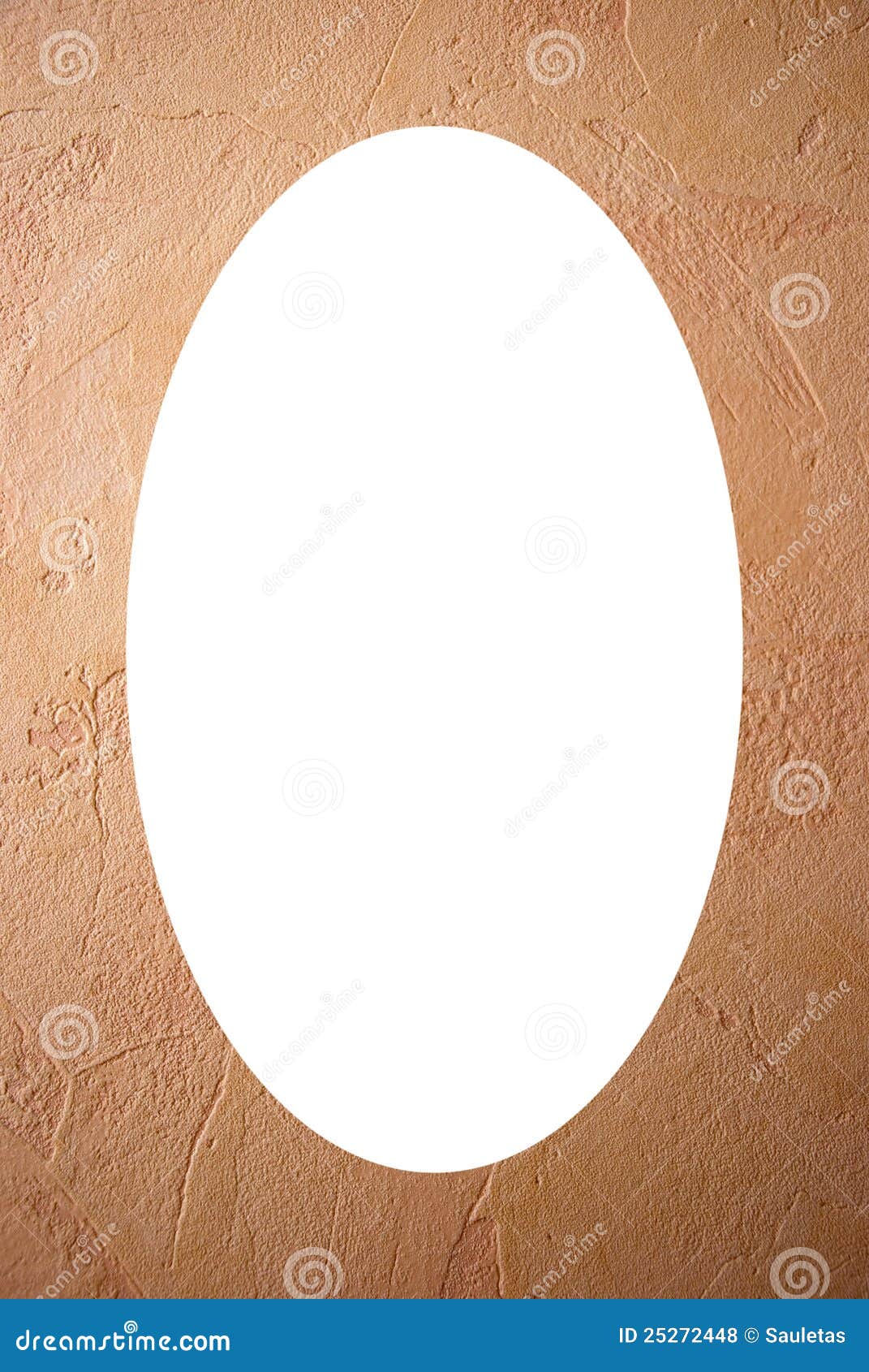 Isolated White Oval on Wallpaper Background Stock Photo - Image of ...