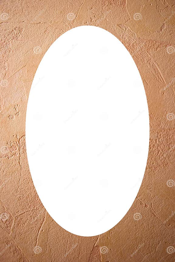 Isolated White Oval on Wallpaper Background Stock Photo - Image of ...