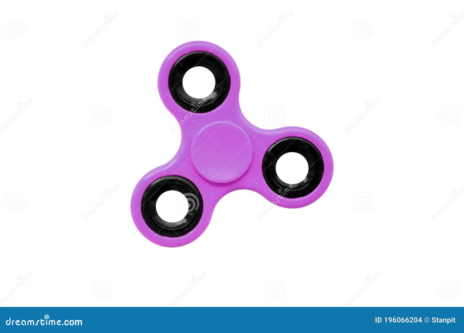 Isolated on White Purple Spinner Stock Photo - Image of childhood ...