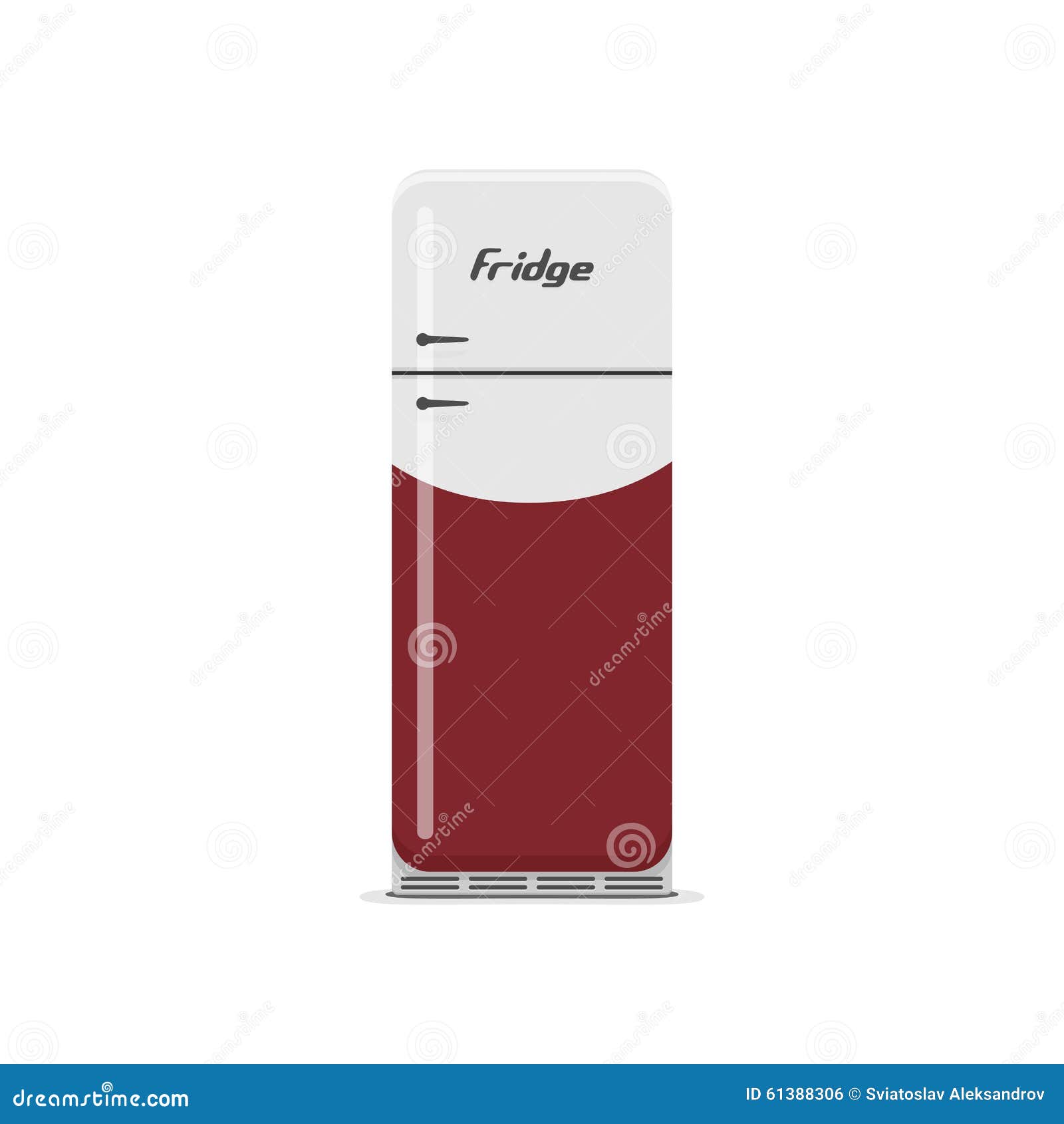 Vintage Fridge Royalty-Free Stock Photography | CartoonDealer.com #42169961