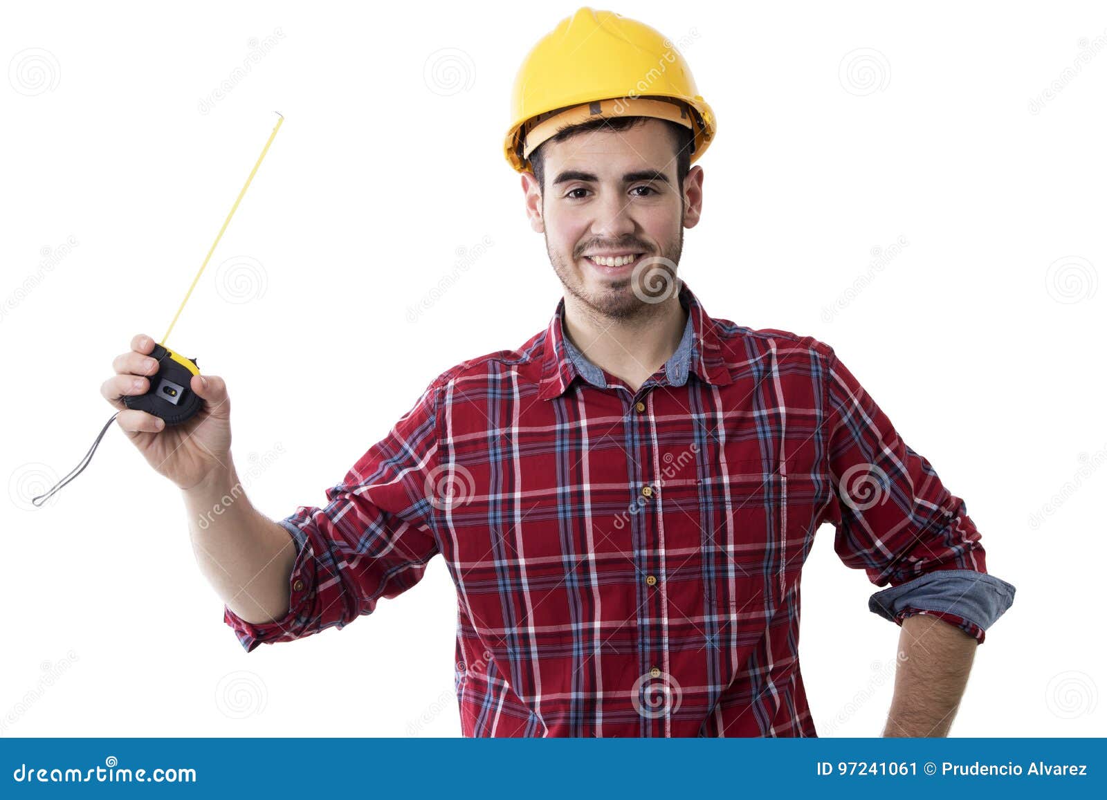 Builder man construction stock image. Image of construction - 97241061