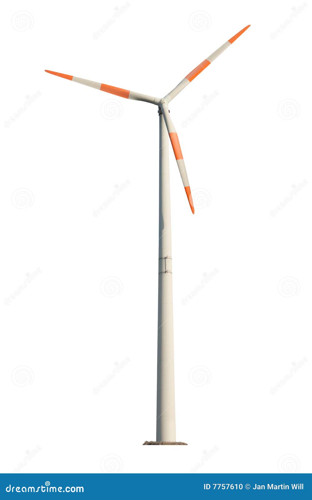 Isolated Wind mill stock photo. Image of isolated, turning - 7757610