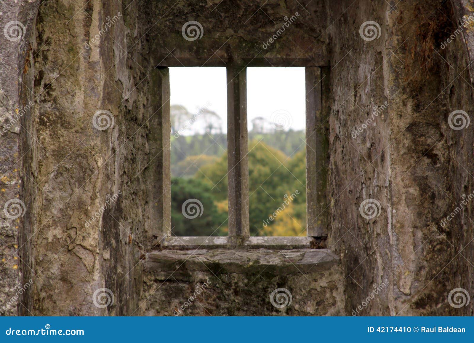 Isolated Window of a Castle Stock Photo - Image of frame, look: 42174410