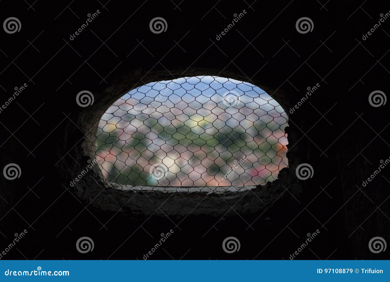Isolated windows with net stock image. Image of black - 97108879