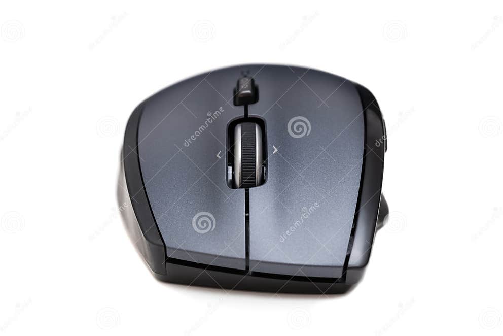 Isolated Wireless Laser Computer Mouse Macro Stock Image - Image of ...