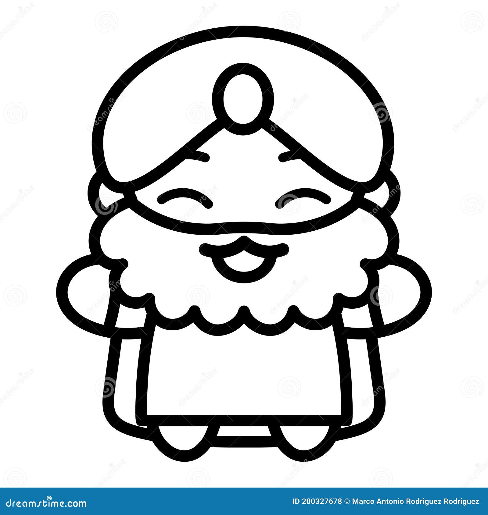 Isolated wise man icon stock vector. Illustration of religious - 200327678