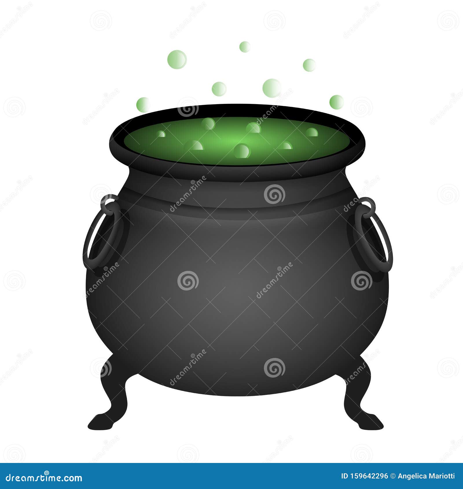 Isolated Witch Couldron Illustration Stock Vector - Illustration of ...