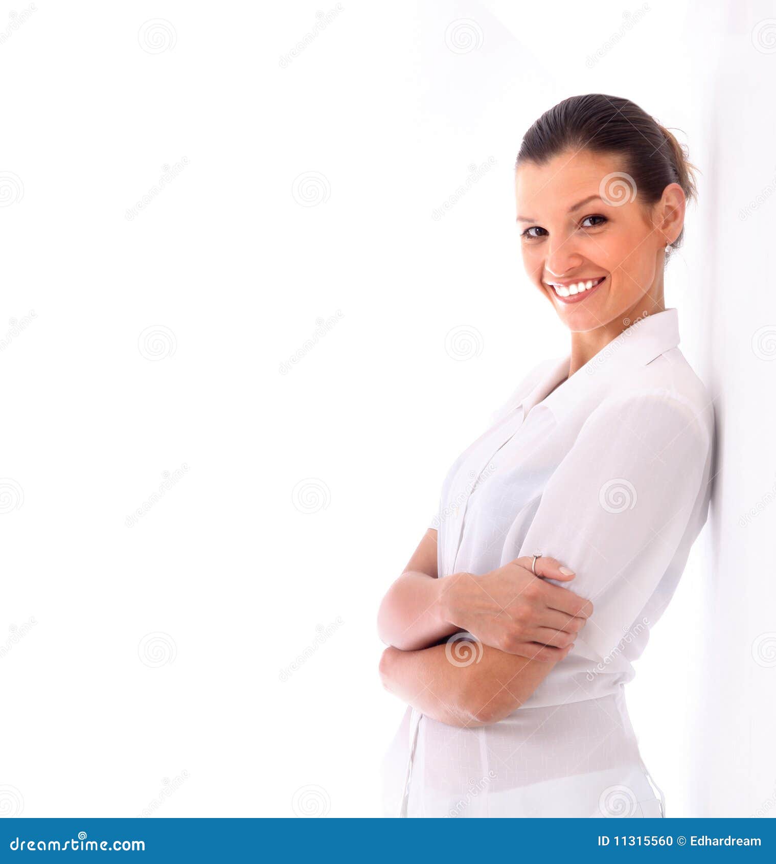 Isolated woman stock photo. Image of athletic, adult - 11315560