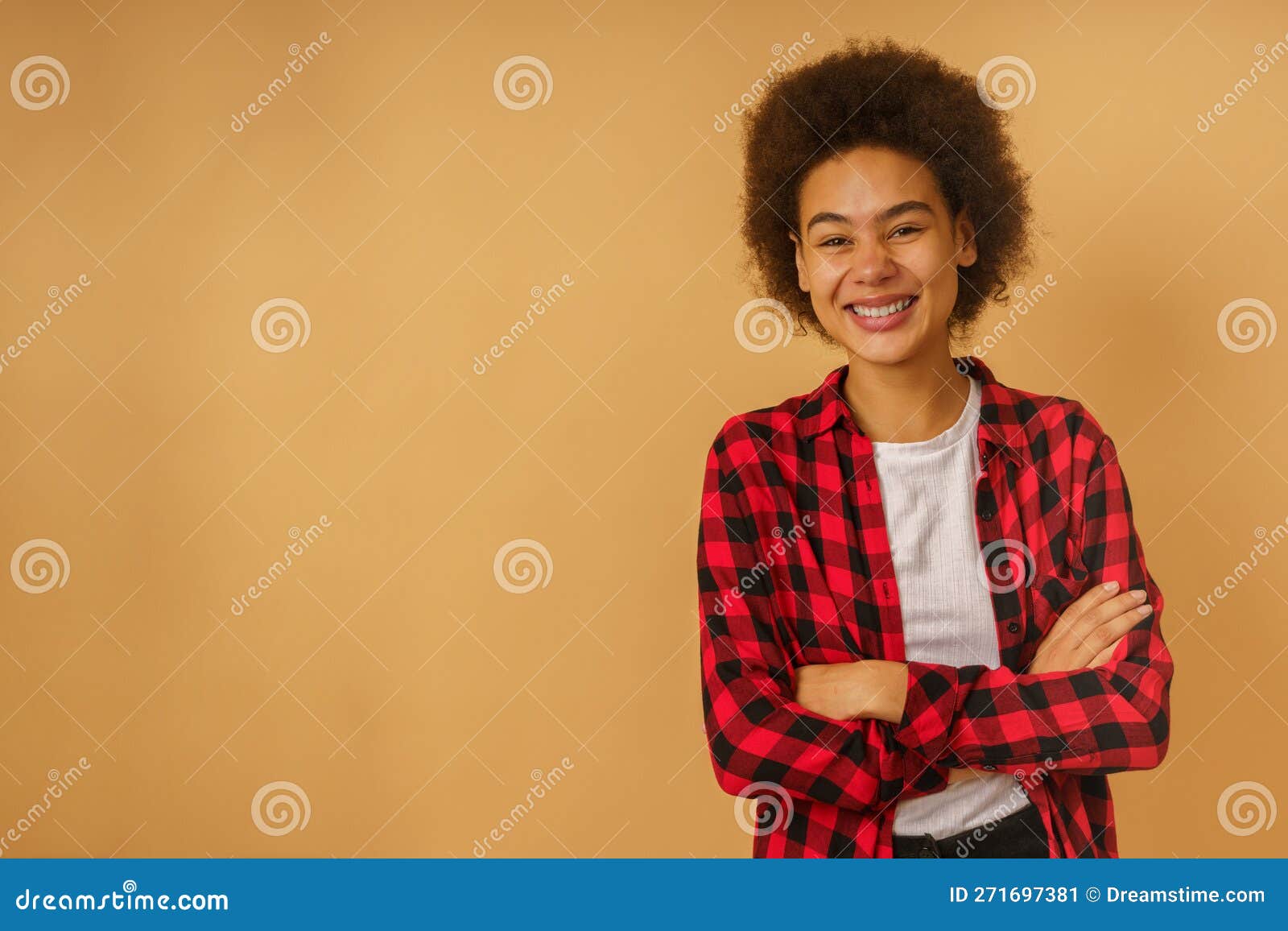 Isolated Woman with Happy and Joyful Expression Stock Image - Image of ...