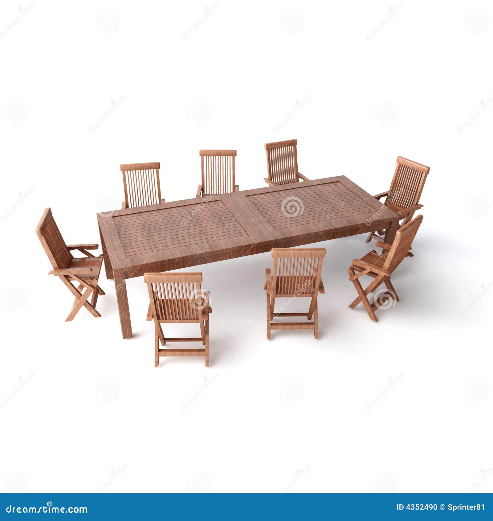 Isolated wood TABLE stock illustration. Illustration of fashioned - 4352490