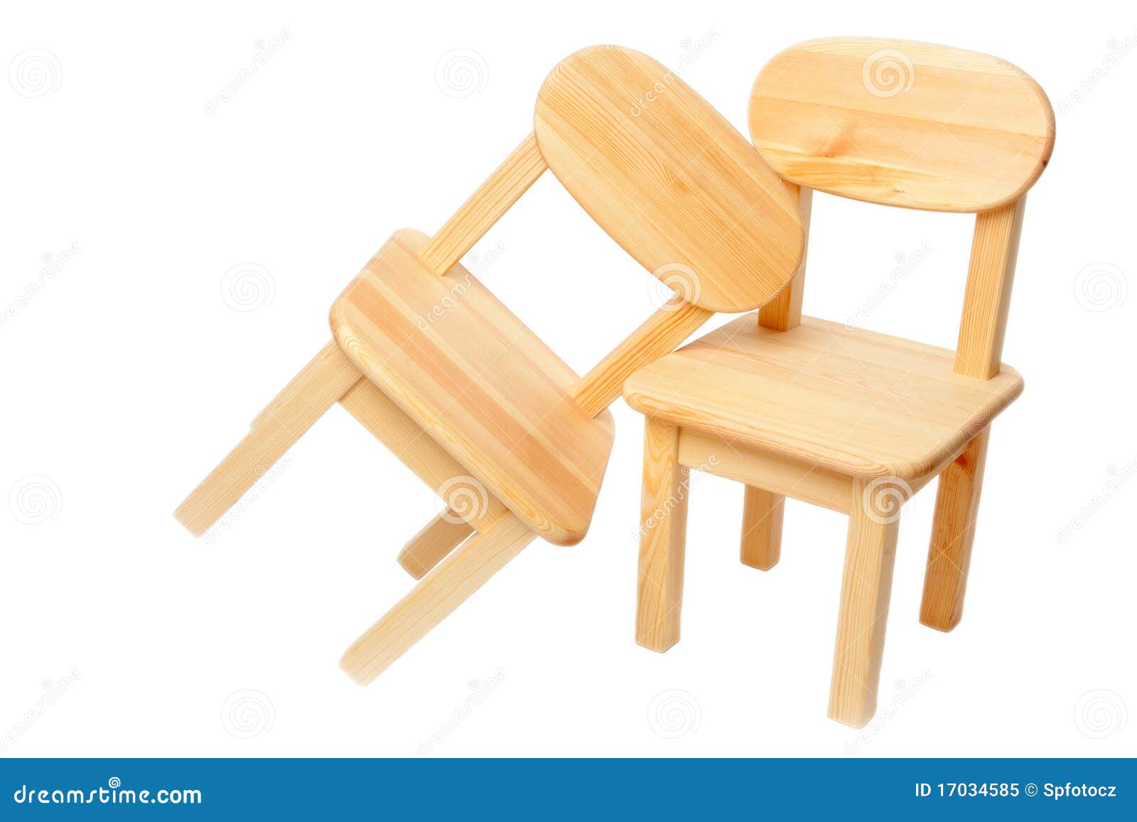 Isolated wooden chairs stock image. Image of seat, furniture - 17034585